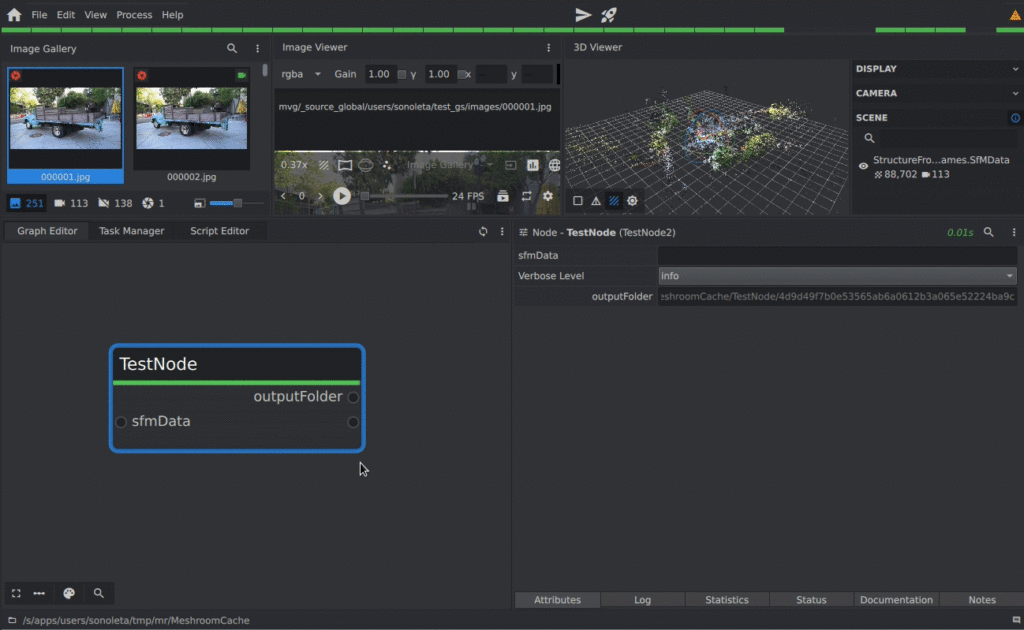 Meshroom – Node-based Visual Programming Toolbox
